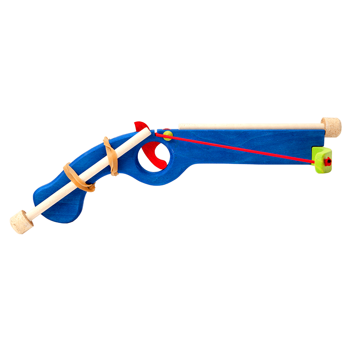 Wooden Small Crossbow - Blue – Faunatoys.com